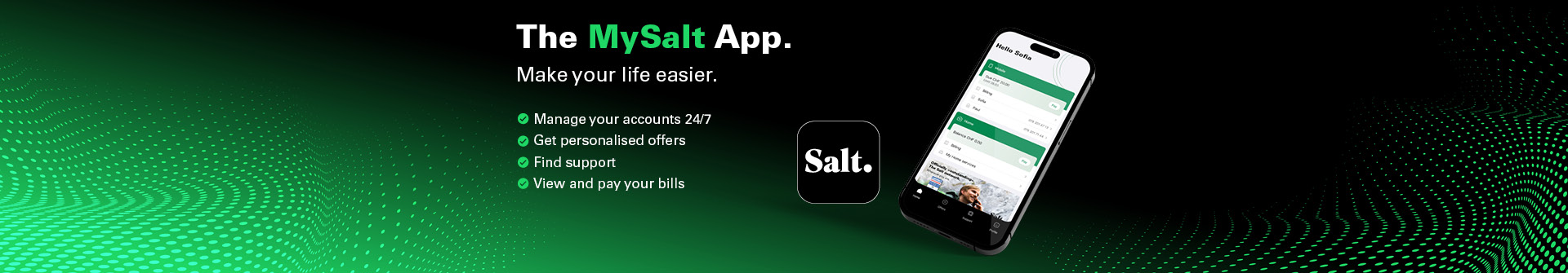 Salt support for mobile services: Need help? | Salt
