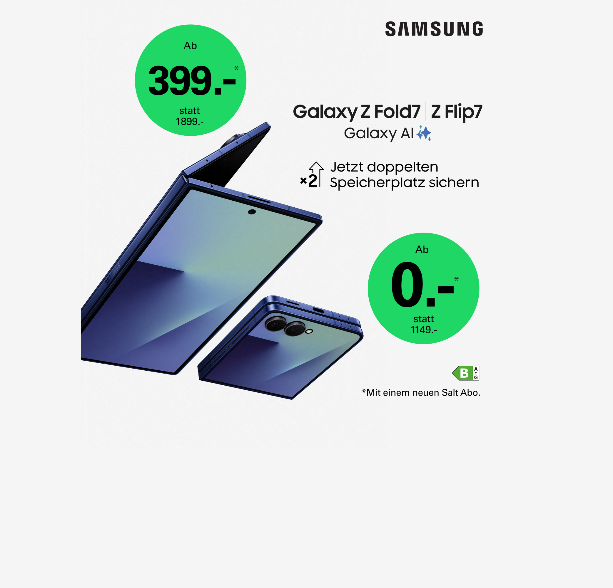 Entdecken Sie unsere Smartphones mit Mobile-Abo - Online Bestellen| Salt